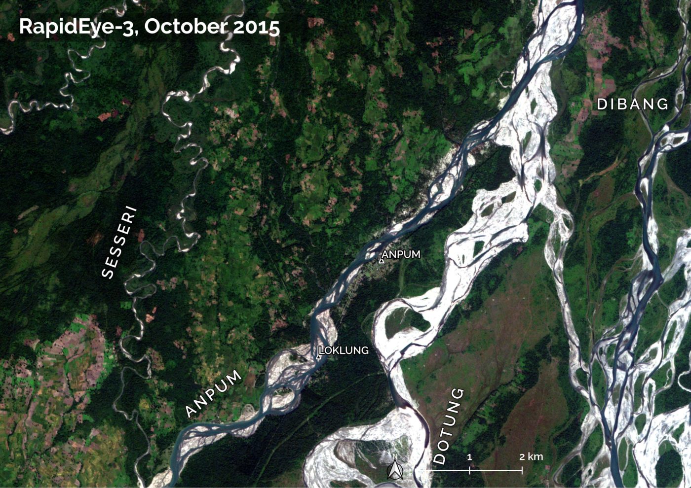 How the Dibang swallowed two villages in Arunachal Pradesh