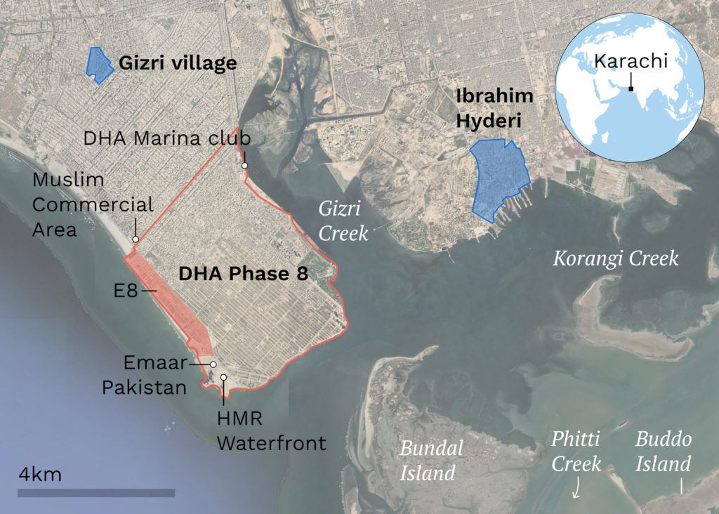 Heavy toll of DHA Phase 8 development on Karachi coast