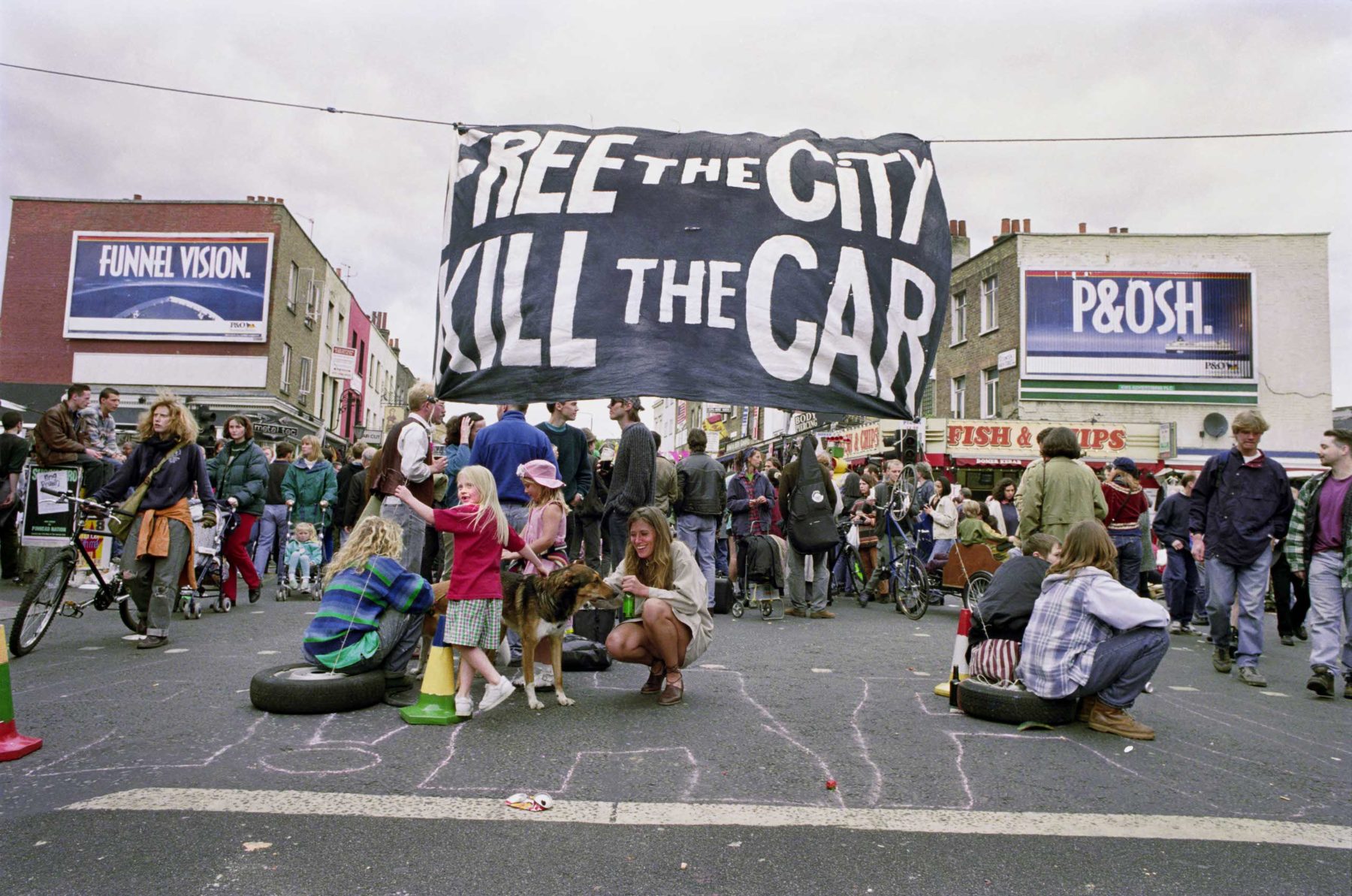 In photos: UK environmental activists sounding the alarm in the ’90s ...